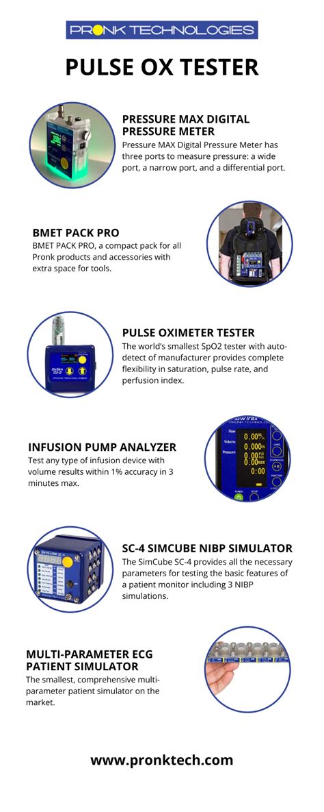 Pulse Ox Tester Pronktech Medium