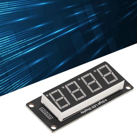Yohooo Digital Tube Display Module 4 Digit 7 Segment Indicator 0 56in LED 2 Pins To I O For