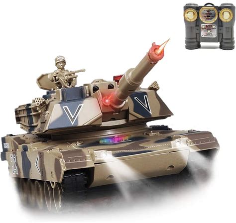 Remote Control Tank24ghz Battle Tank1：24， 350° Rotating Turretled