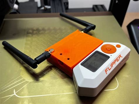 flipper zero wifi board with marauder firmware nrf24 and 3d printed case