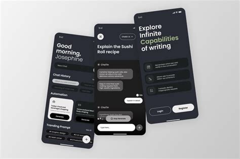 Ai Chat Bot Mobile App Ux And Ui Kits Ft Mobile And Ui Envato