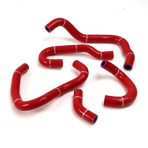 M2 Srh Hon414rd Honda S2000 Silicone Rubber Radiator Hoses Red