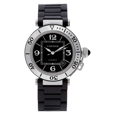 Pre Owned Cartier Pasha Seatimer 2514099 Stainless Steel