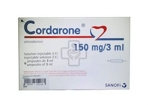Cordarone Injection 3ml At ₹ 74 Vial Nagpur Id 2852299664462