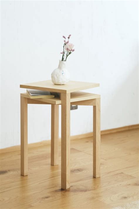 Side Table Shift Stack Simple Wood Product