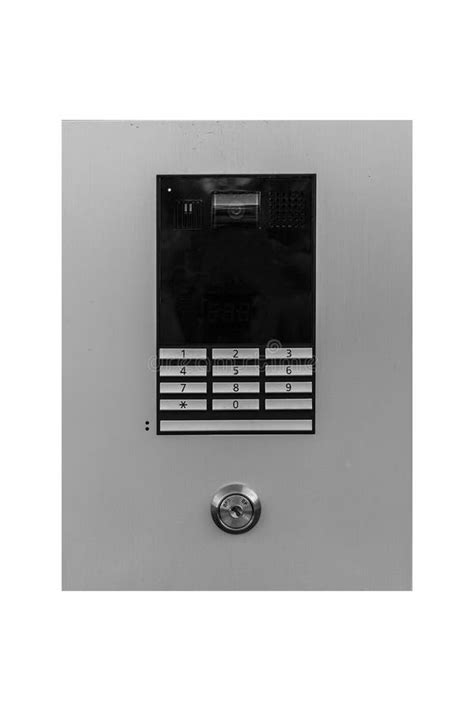 Security Intercom Button Stock Photo Image Of Button 187511742