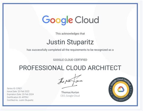Justin Stuparitz On Linkedin Completed The Gcp Pro Architect Exam This Weekend