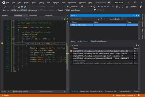 C Fast Track For Games Programming Part 7 Debugging 3d Game Engine