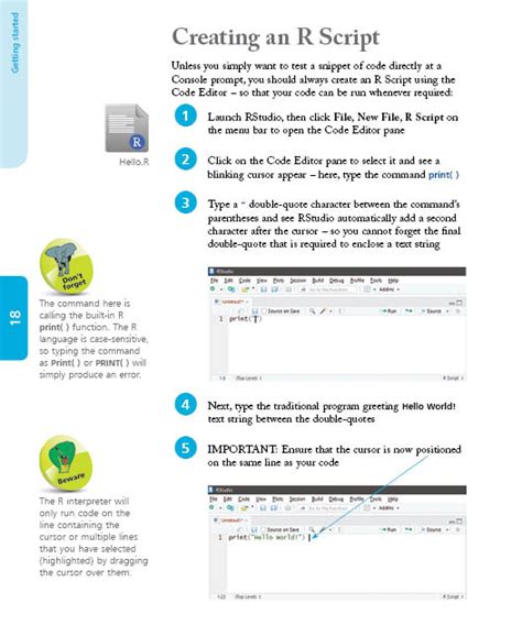 R For Data Analysis In Easy Steps Covers R Programming Essentials In Easy Steps