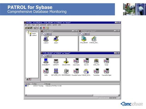 Ppt Introduction Of Bmc Patrol For Sybase Solution Powerpoint