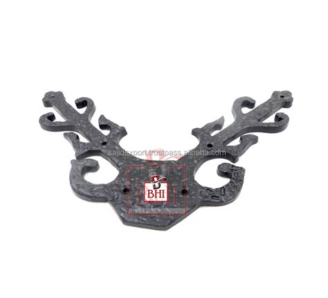 Cast Iron Corner Strap Fancy 200mm 1498