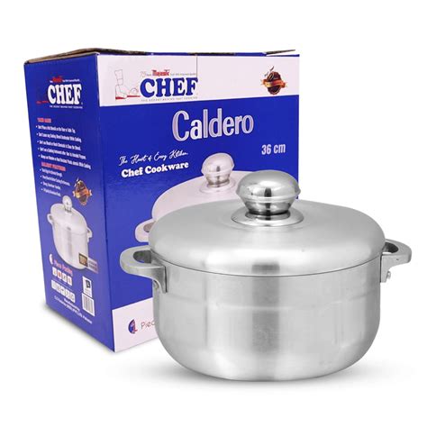 Aluminum Export Quality Cooking Pot Casserole 36 Cm Large Chef Cookware