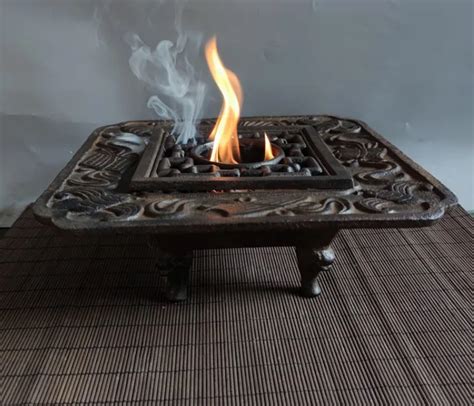 주철 숯 바베큐 그릴 33cm 가열 스토브 화로 뜨거운 물 와인 보온 스토브 찻집 클럽 가족 개미 Aliexpress