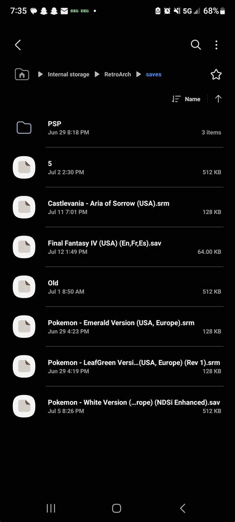 Cant Find Save Files On Android Dig Frontend Remulationonandroid