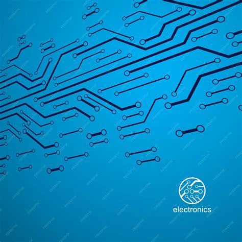 Premium Vector Vector Abstract Computer Circuit Board Illustration Technology Element With