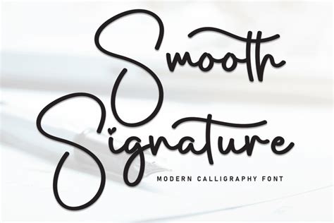 Smooth Signature Font · 1001 Fonts