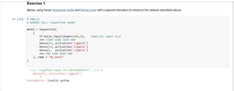 my code vs hint code advanced learning algorithms deeplearning ai