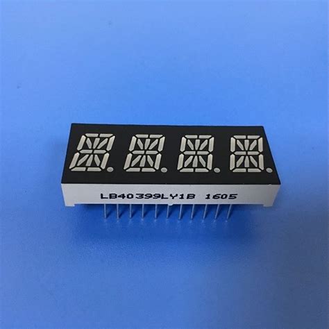 Pure White 16 Segment Led Display For Digital Indicators Multimedia