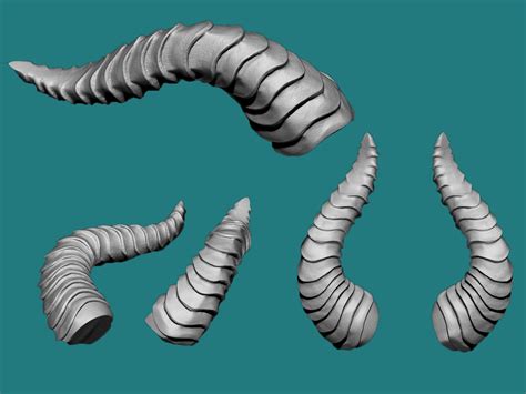 Horns Printable 3d Model Stl Files 3d Print Files 3d Art Etsy