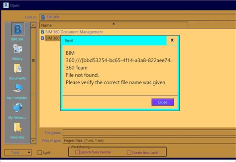 Solved Bim 360 Project File Not Found Autodesk Community