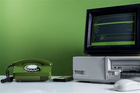 Free Photo View Of Retro Computer And Technology