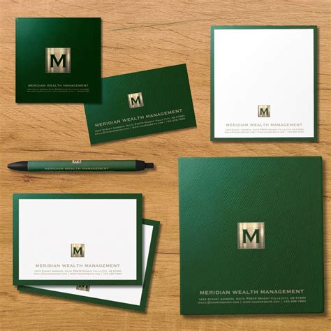 Business Monogram Presentation Binder Zazzle