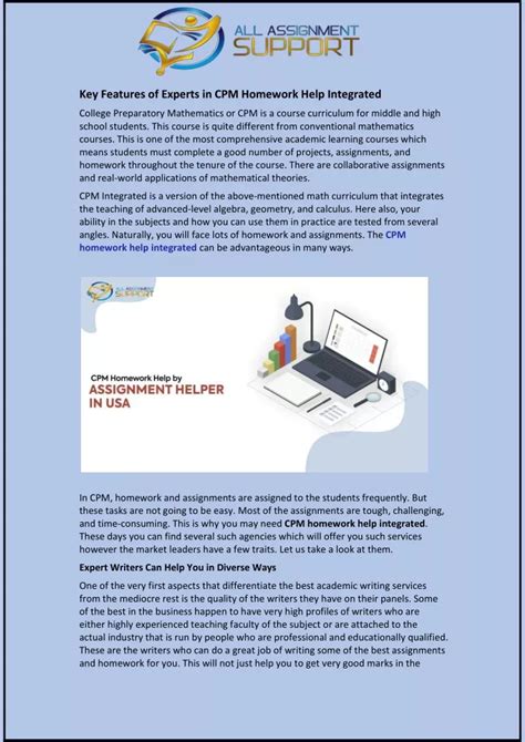 PPT Key Features Of Experts In CPM Homework Help Integrated PowerPoint Presentation ID