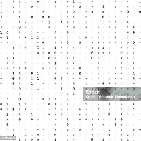 numbers on the screen stream of binary code computer matrix graphic