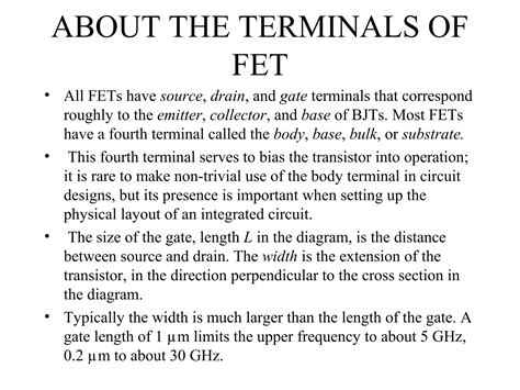 Ppt Presentation On Fet Ppt