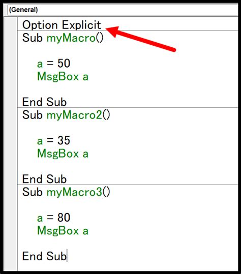 ¡descubre el secreto para dominar vba con la declaración explícita de