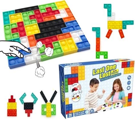 Puzzle Układanka Tetris Block Popit Fidget Zabawka 12220219266