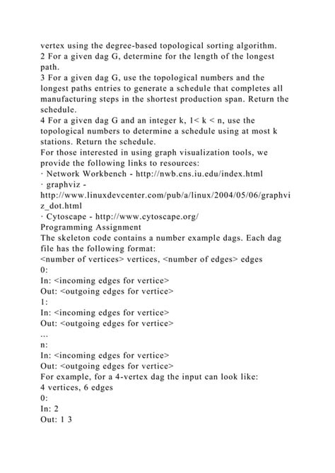 Introductiontopological Sorting Is A Common Operation Performed Docx