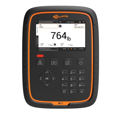 Gallagher W 1 Weigh Scale Indicator — Nsw Dpird