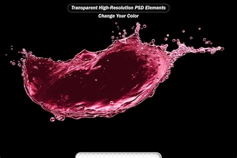 Wine Glass Splash Psd 5000 High Quality Free Psd Templates For Download
