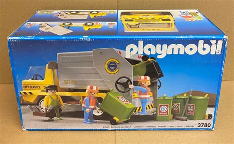 Playmobil 3780 Garbage Truck For Sale Online Ebay