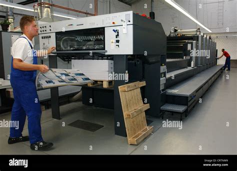 Modern Offset Printing Plant In Berlin Stock Photo Alamy