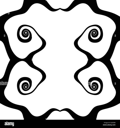 Abstract Inkblot Pattern Monochrome Freeform Pattern Repeatable Stock Vector Image And Art Alamy