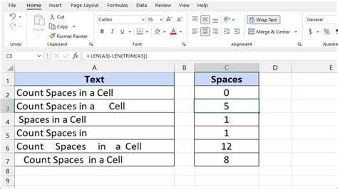 How To Count The Number Of Extra Spaces Excelnotes