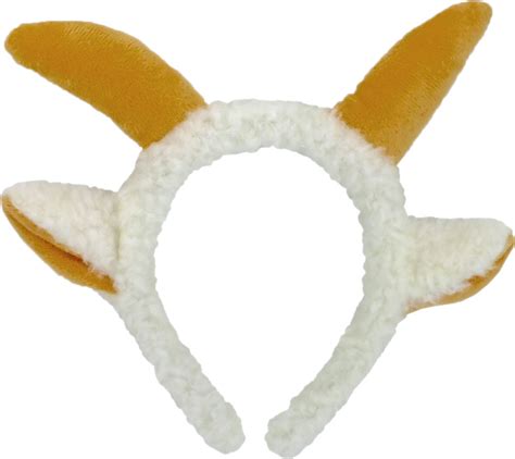 Обруч Seta Decor Рожки Козлика 19-435 Белый с коричневым (2000048178011 ...