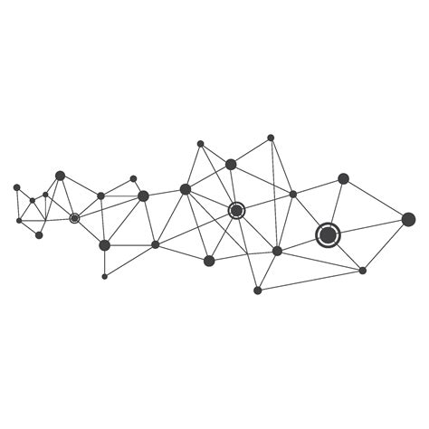 Polygonal Space Background With Connecting Dots And Lines Vector Art At Vecteezy