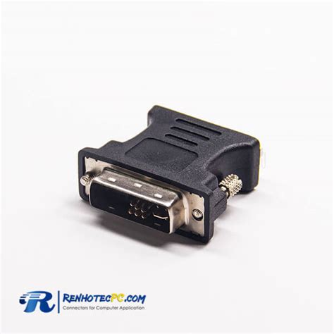 Mini Displayport Gender Changer High Density D Sub Female Pin VGA To DVI Male Pin