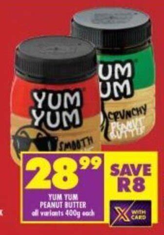 Yum Yum Peanut Butter All Variants G Offer At Shoprite