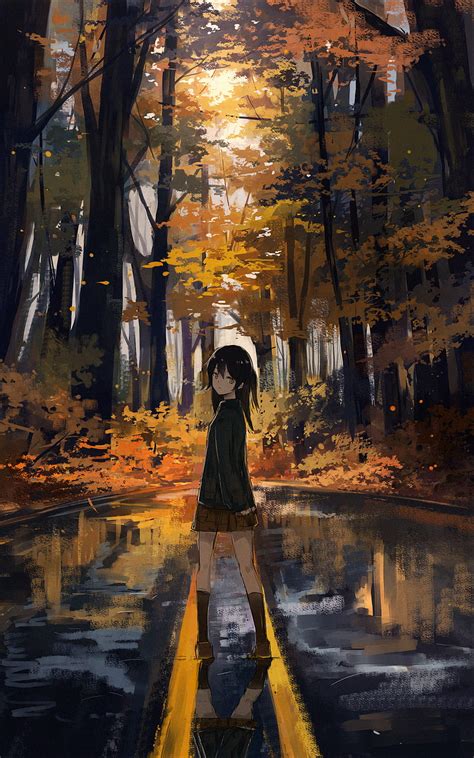 Wallpaper Anime Girl Forest 100 ] Anime Forest Wallpapers