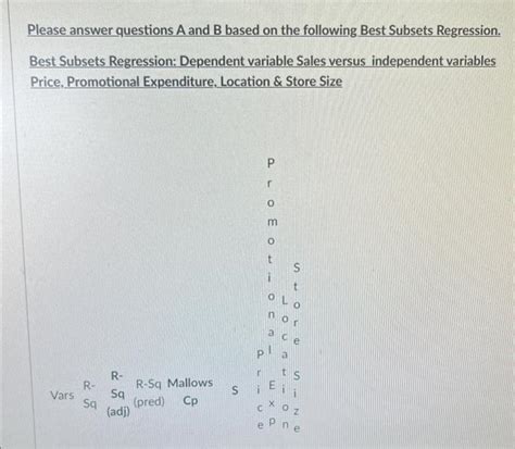 Solved Please Answer Questions A And B Based On The