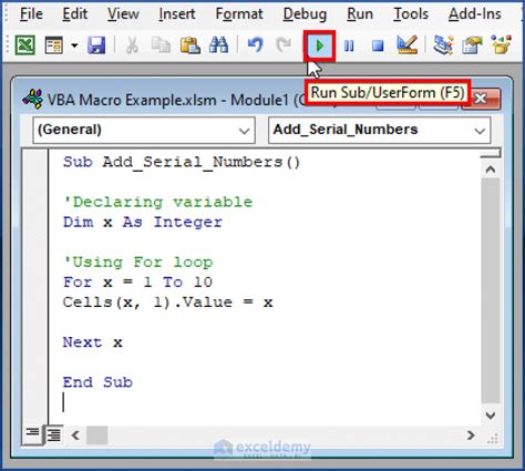 22 macro examples in excel vba exceldemy