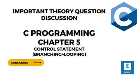 Important Theory Question Discussion C Programming Control Statement Old Question Youtube