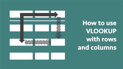 How To Use VLOOKUP With Columns And Rows Excel Off The Grid