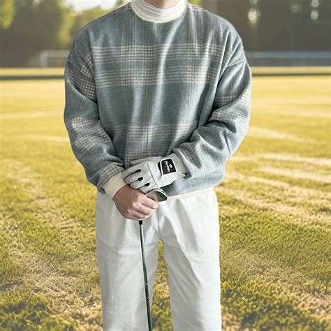 핫딜 클라임미 남성 체크 패턴 골프 맨투맨 남자 봄 가을 골프웨어 라운딩 긴팔 라운드 티셔츠 딜팡 골프용품 전문쇼핑몰