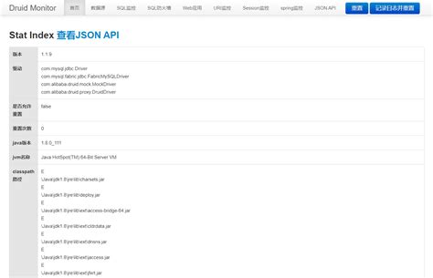 Springboot 中配置 Druid 监控druid监控页面 Nacos Csdn博客
