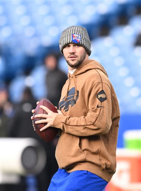 Josh Before The Jets Game At Highmark Stadium 2023 Buffalo Bills